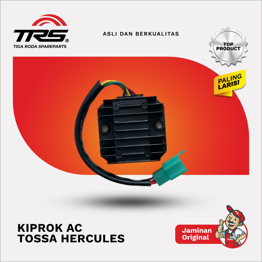 Jual TRS Kiprok Tossa Hercules Kabel Lima 5 Motor Roda Tiga Spareparts ...