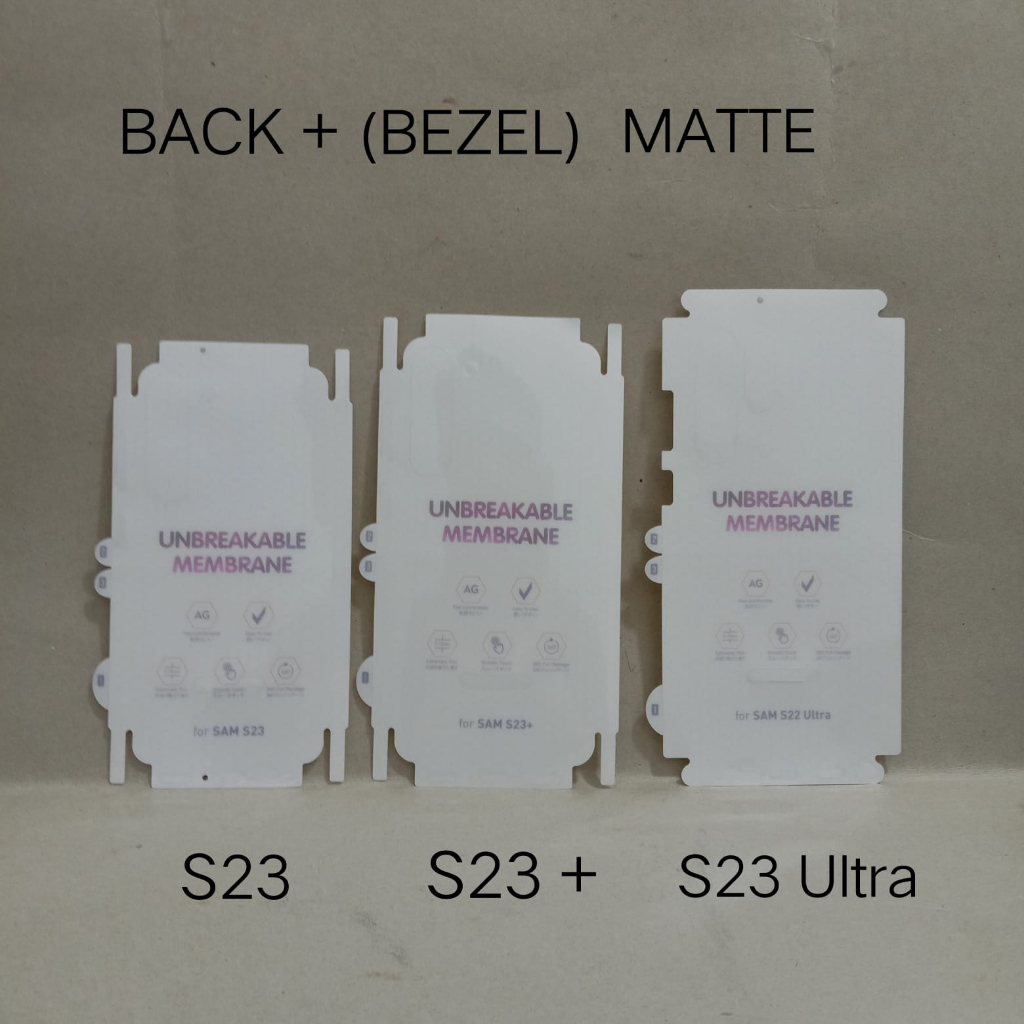 Jual Hydro Gell Back Bening / Matte Belakang + Side Samping Bezzel ...
