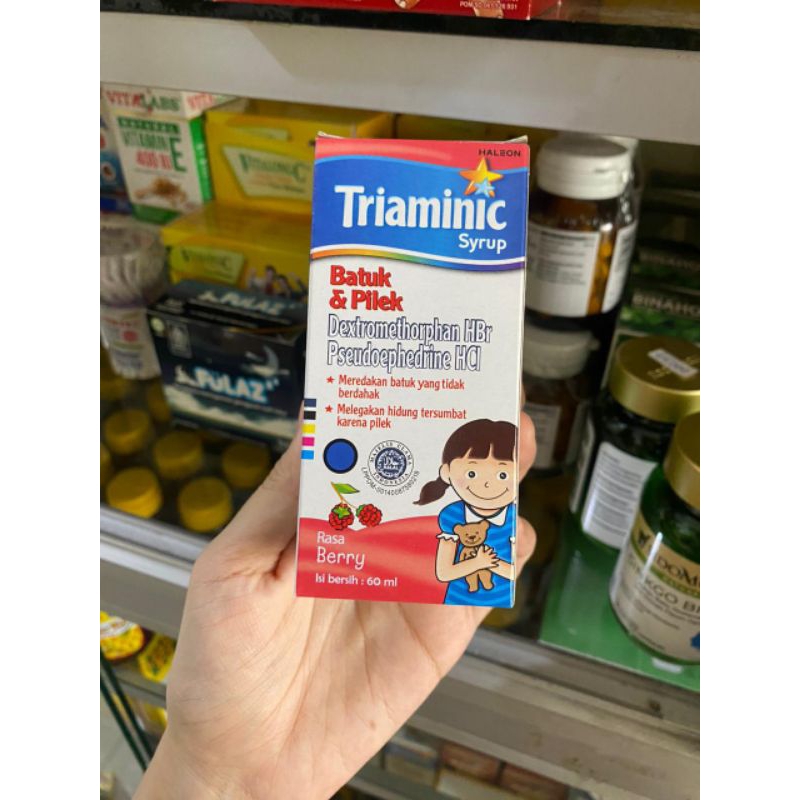 Jual triaminic batuk & pilek berry 60ml | Shopee Indonesia