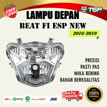 Jual Lampu Depan Reflektor Beat Fi Esp New 2016 -2019 Bening Motor ...