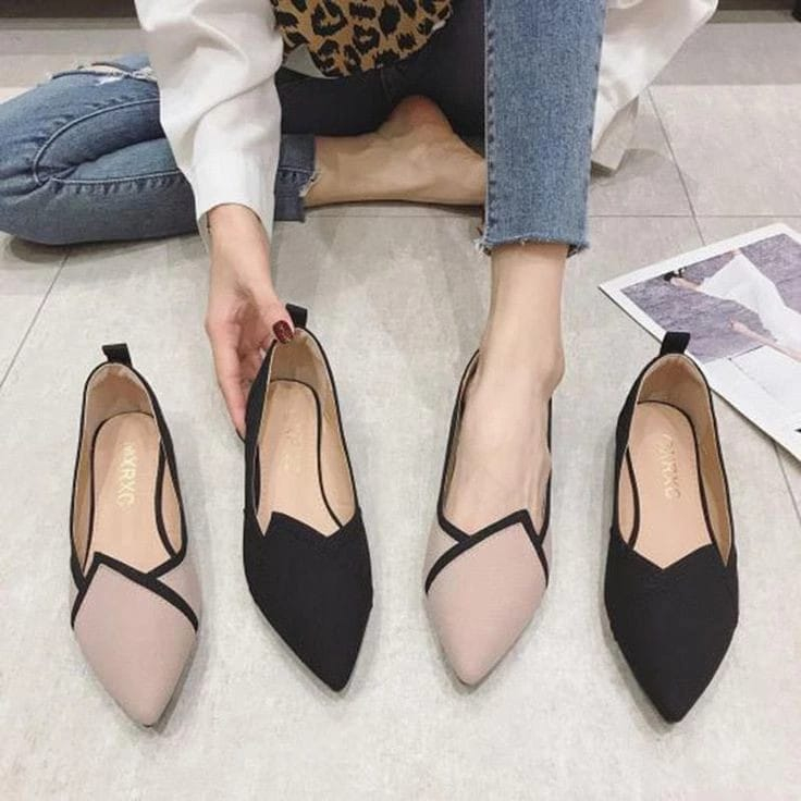 Jual Promo Sepatu Flat Shoes Flatshoes Sepatu Flat Datar Teplek AURA ...