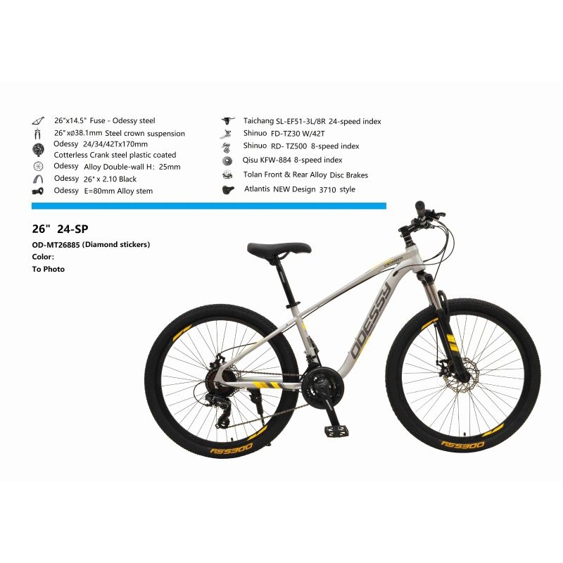 Jual SEPEDA GUNUNG MTB REMAJA DEWASA 24 26 INCH ODESSY 885 FUSE 3x8 SPEED | Shopee Indonesia