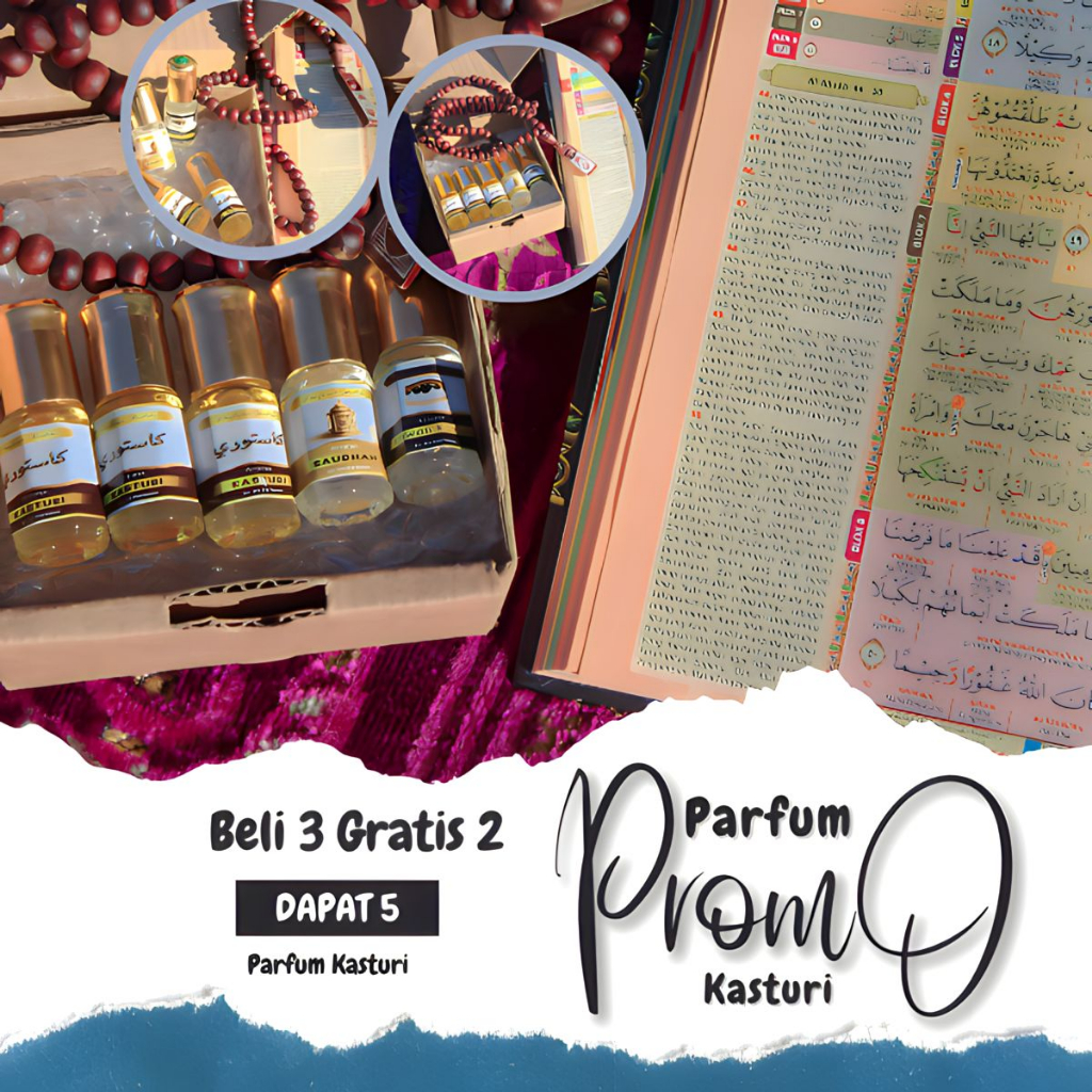 Jual paket 5 parfum kasturi Parfum Ibadah Wangi Tahan Lama Aroma kasturi Kiswah Ka'bah Roll On ...