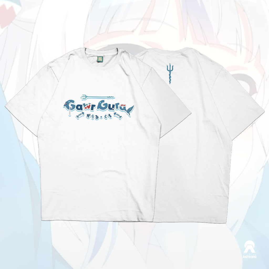 Jual Gawr Gura Holo EN Hololive Myth English Kaos Anime Vtuber T-Shirt ...