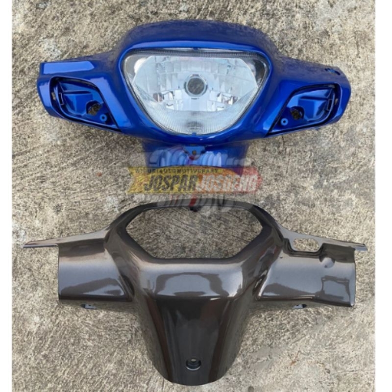 Jual COVER BATOK DEPAN SHOGUN NEW 110 BIRU BATOK LAMPU DEPAN BELAKANG ...