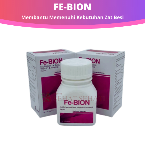 Jual Fe Bion Kapsul Vitamin Ibu Hamil / Febion Kapsul 30 Kapsul ...