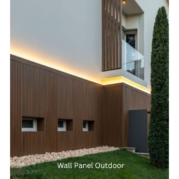 Jual Wallpanel Outdoor Motif Kayu / Dekorasi Dinding Modern / Kisi Kisi ...