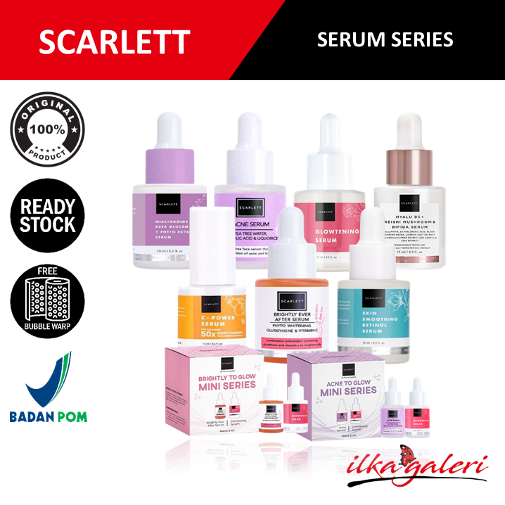 Jual Scalet Serum Glowtening | Brightening Acne To Go | Skin Smooting ...