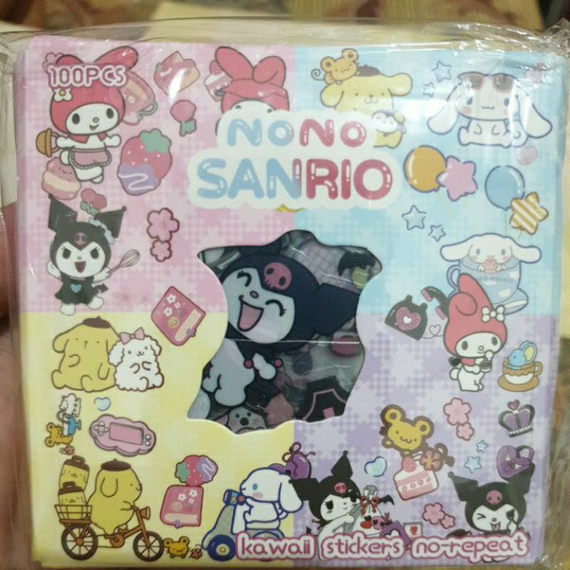 Jual Sticker Sanrio Box Kecil isi 100 lembar | Shopee Indonesia