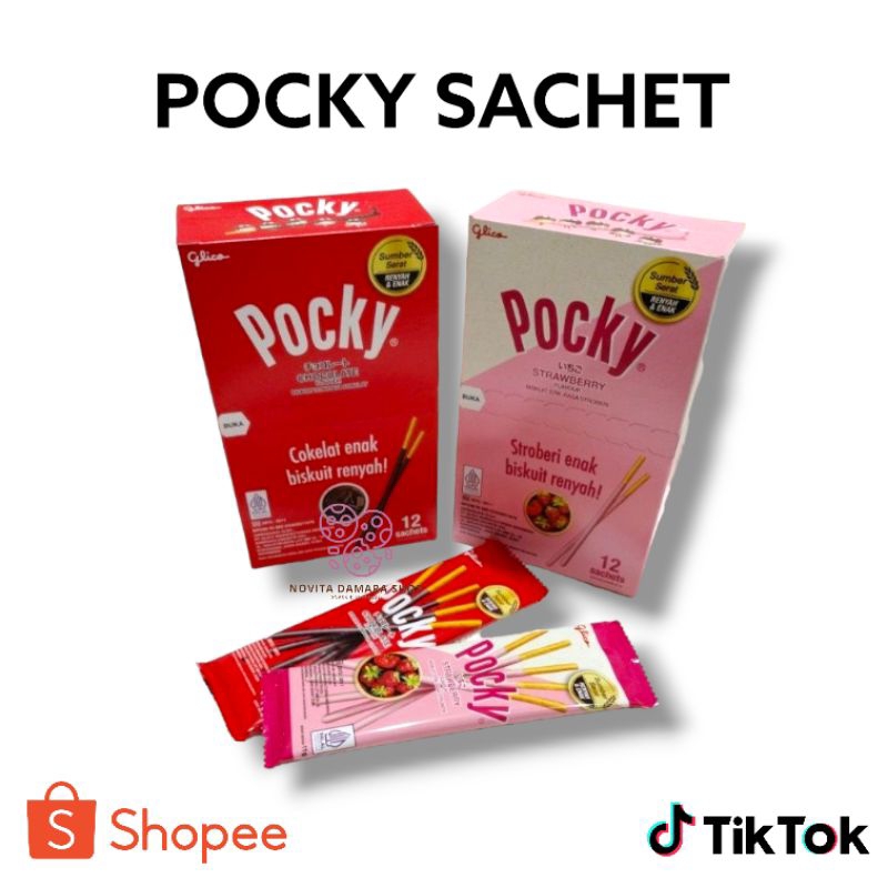 Jual POCKY SACHET 1PACK ISI 12 SACHET | Shopee Indonesia
