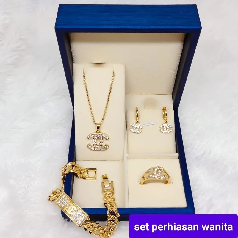 Jual set perhiasan lapis emas xuping wanita dewasa ST11239 | Shopee ...