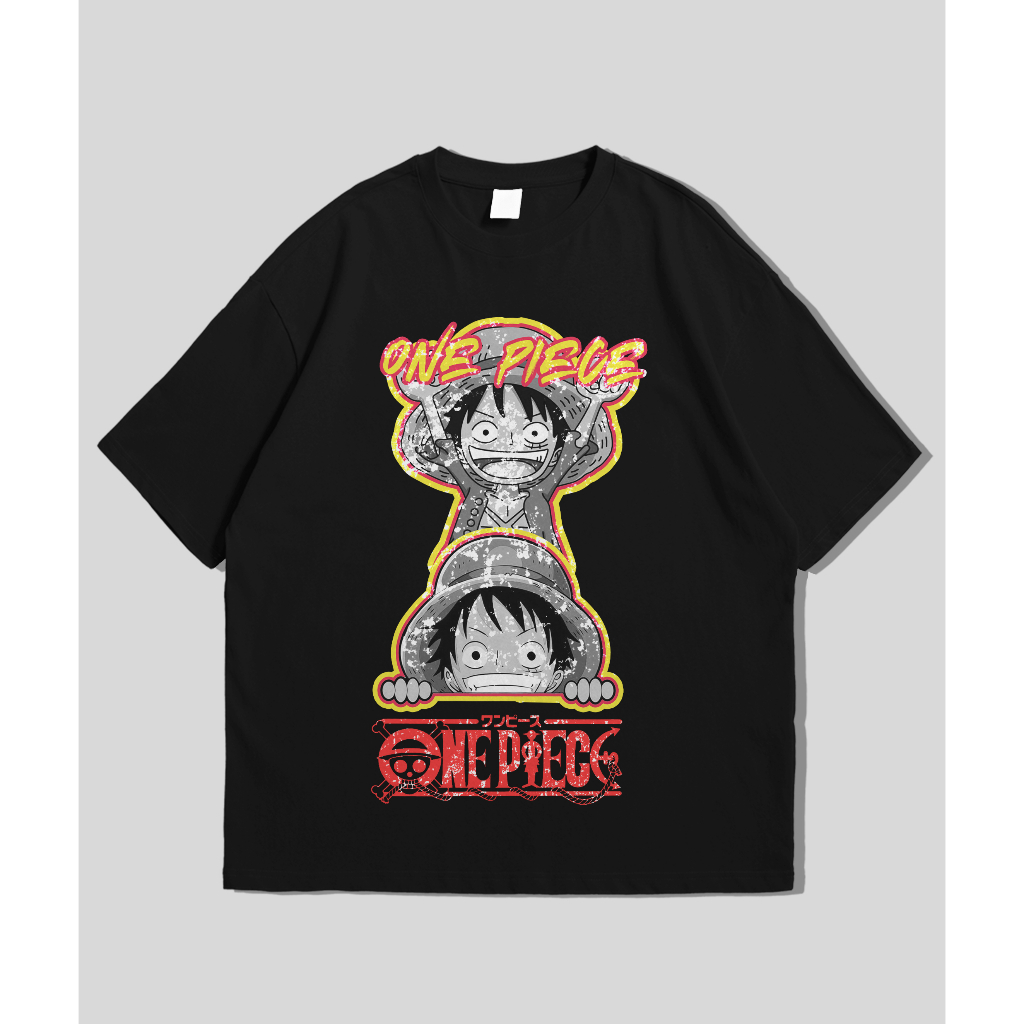 Jual Neji Kaos Anime 24s One Piece Little Luffy T-shirt 24s | Shopee ...