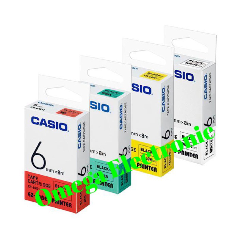 Jual Pita / EZ Label Printer Casio 6MM | Shopee Indonesia