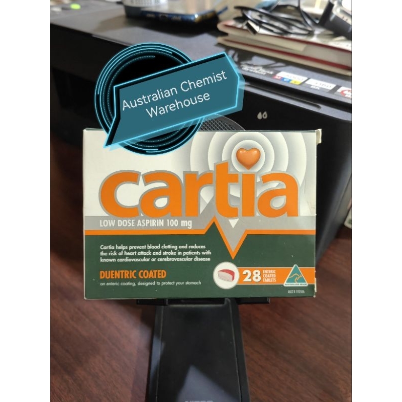Jual CARTIA (Obat Pengencer Darah) Low Dose Aspirin 100mg - Made in ...
