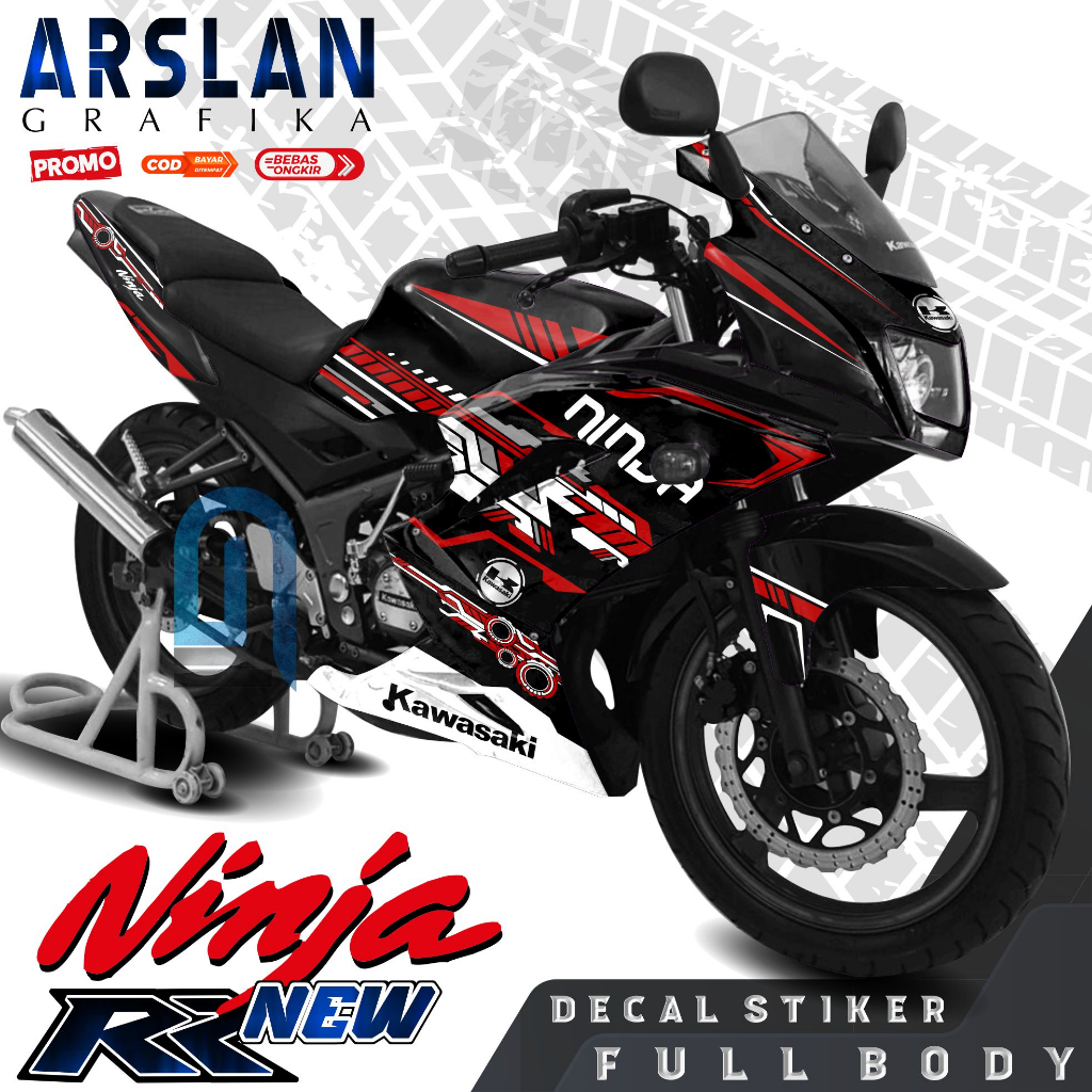 Jual TAHAN PUDAR Decal Ninja 150 RR NEW Full Body Stiker Ninja 150 RR ...
