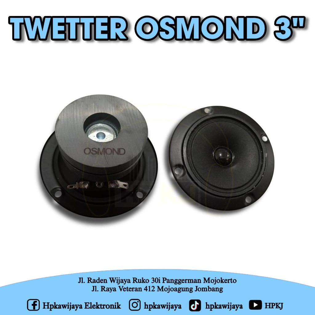 Jual TWEETER OSMOND 3 INCH TWEETER 3 INCH OSMOND | Shopee Indonesia