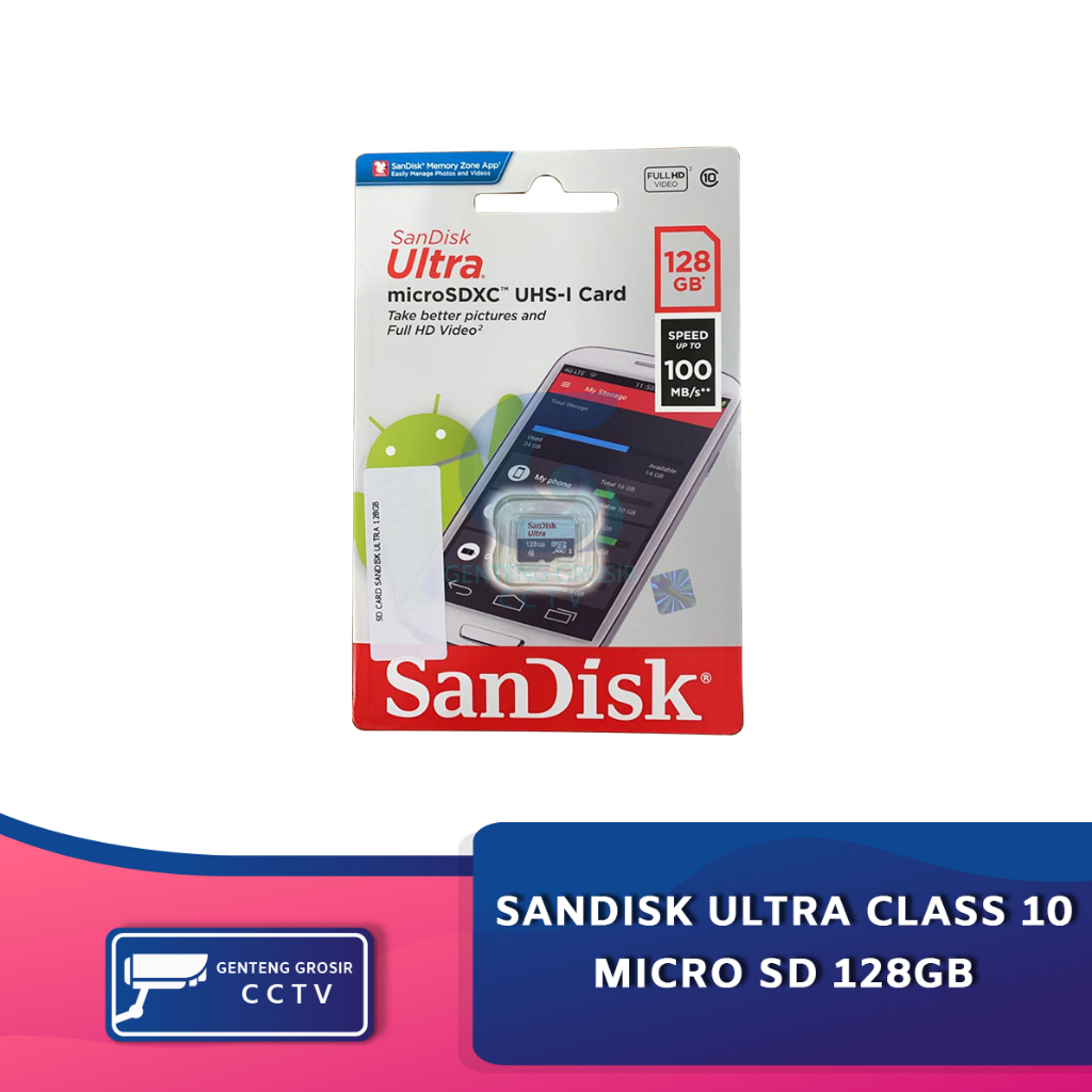 Jual Sd Card Sandisk Ultra Class 10 Micro SD 128GB Original | Shopee ...