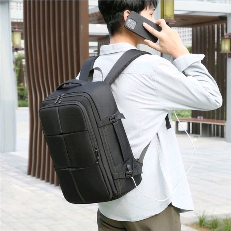 Jual TAURUS 212 Tas Ransel Laptop Premium Pria Wanita USB Port | Shopee ...