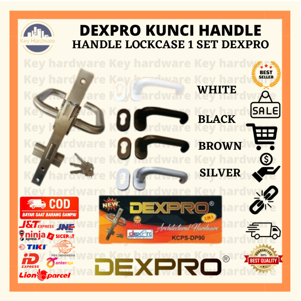 Jual kunci handle pintu alumunium dexpro ca | Shopee Indonesia