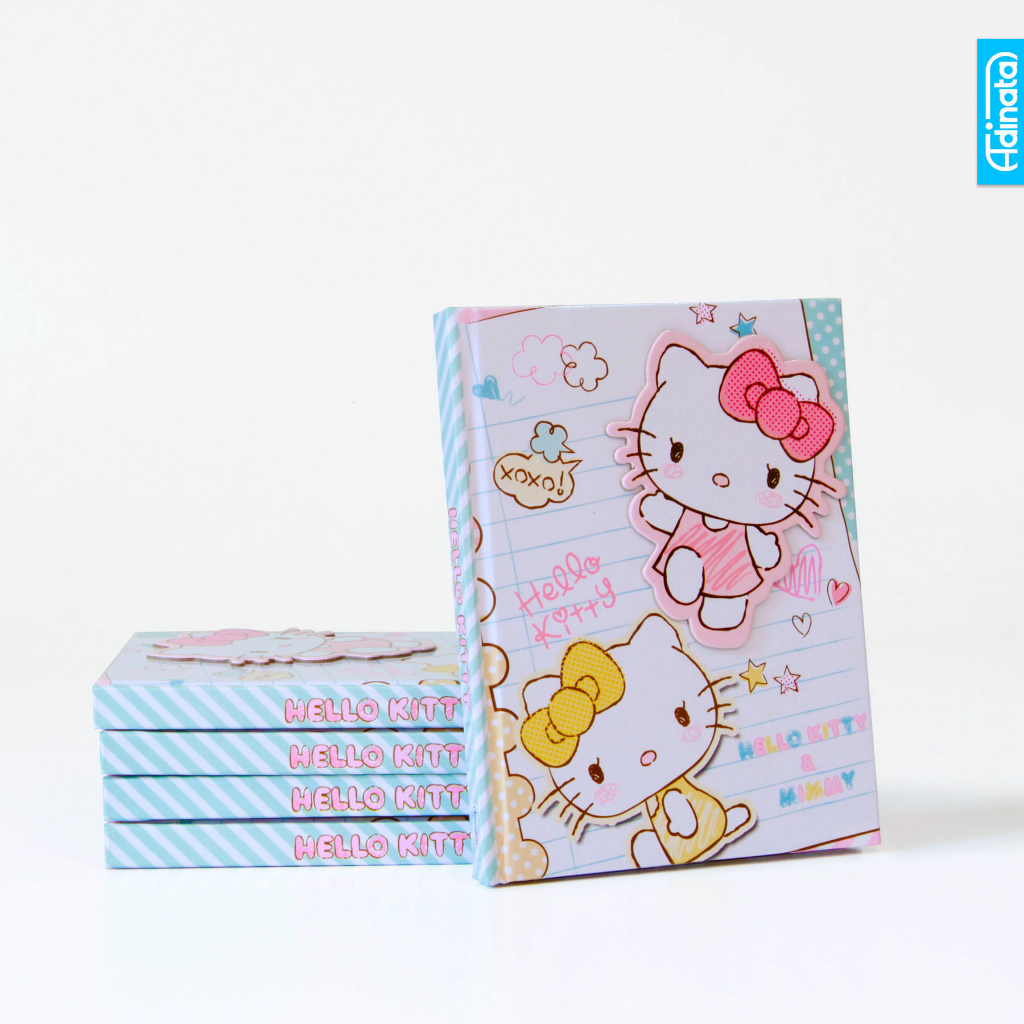 Jual Hello Kitty Diary Embossed 1705-4203 Adinata / Buku Catatan ...
