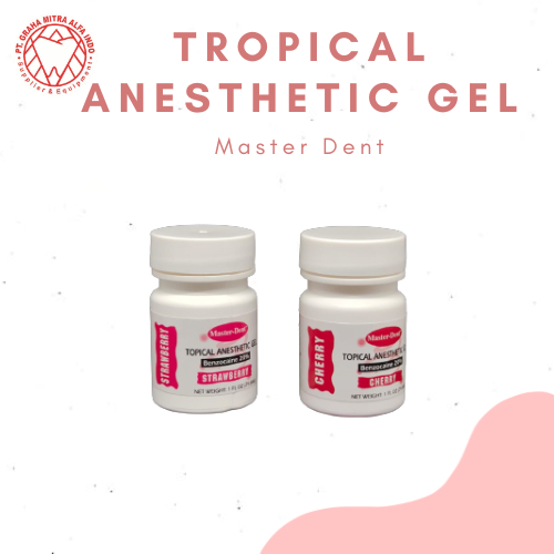 Jual Dental Master-Dent Tropical Anesthetic Gel (Strawberry & Cherry ...