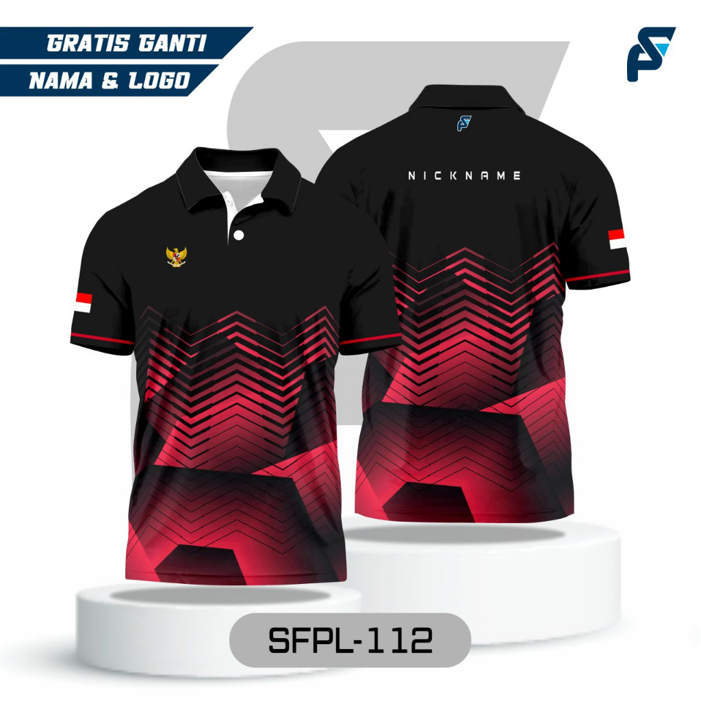 Jual Baju tenis Lapangan Kaos Olahraga Jersey Dryfit Polo shirt Kaos ...