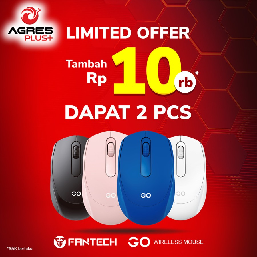 Jual FANTECH GO Wireless Mouse High Performance 1600 DPI W603 | Shopee ...