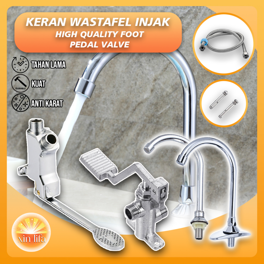 Jual Keran injak / Cuci tangan injak / Wastafel injak / Faucet ...