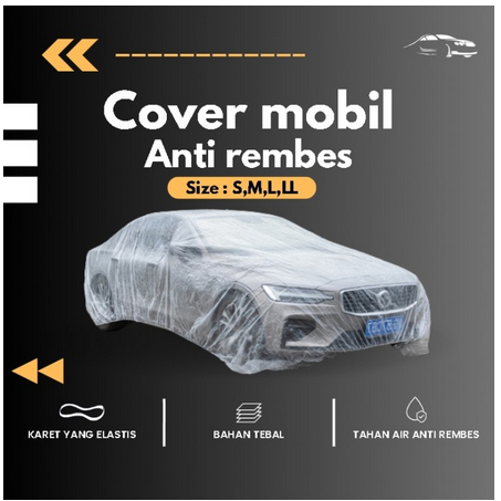 Jual Cover mobil Cover Plastik Cover Sarung Selimut Penutup Body Mobil ...