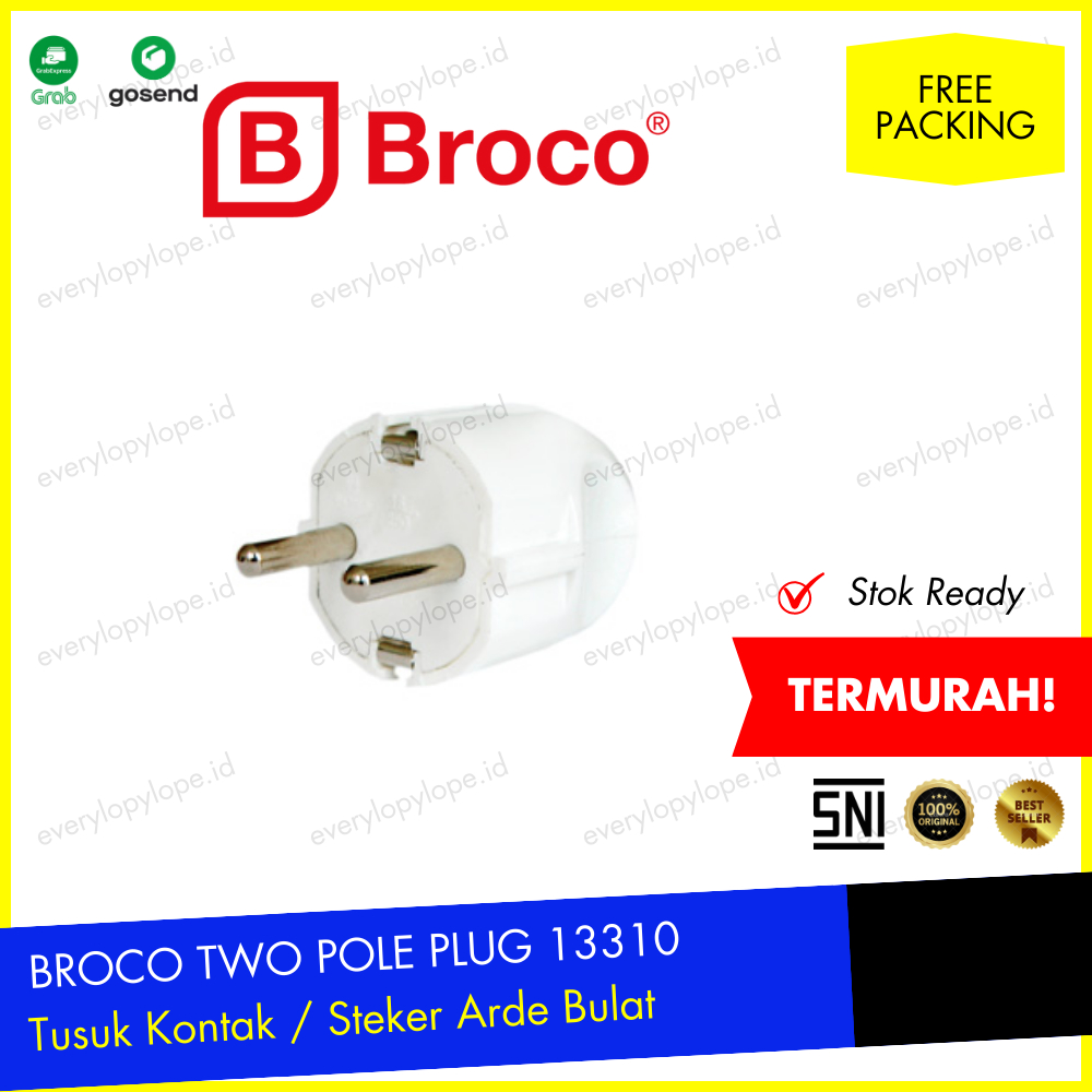 Jual BROCO Steker Arde Bulat Putih 13310 | Shopee Indonesia