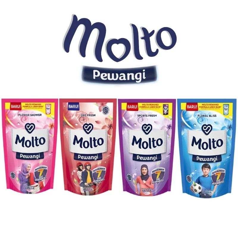 Jual MOLTO PEWANGI REFIL 780ml | Shopee Indonesia