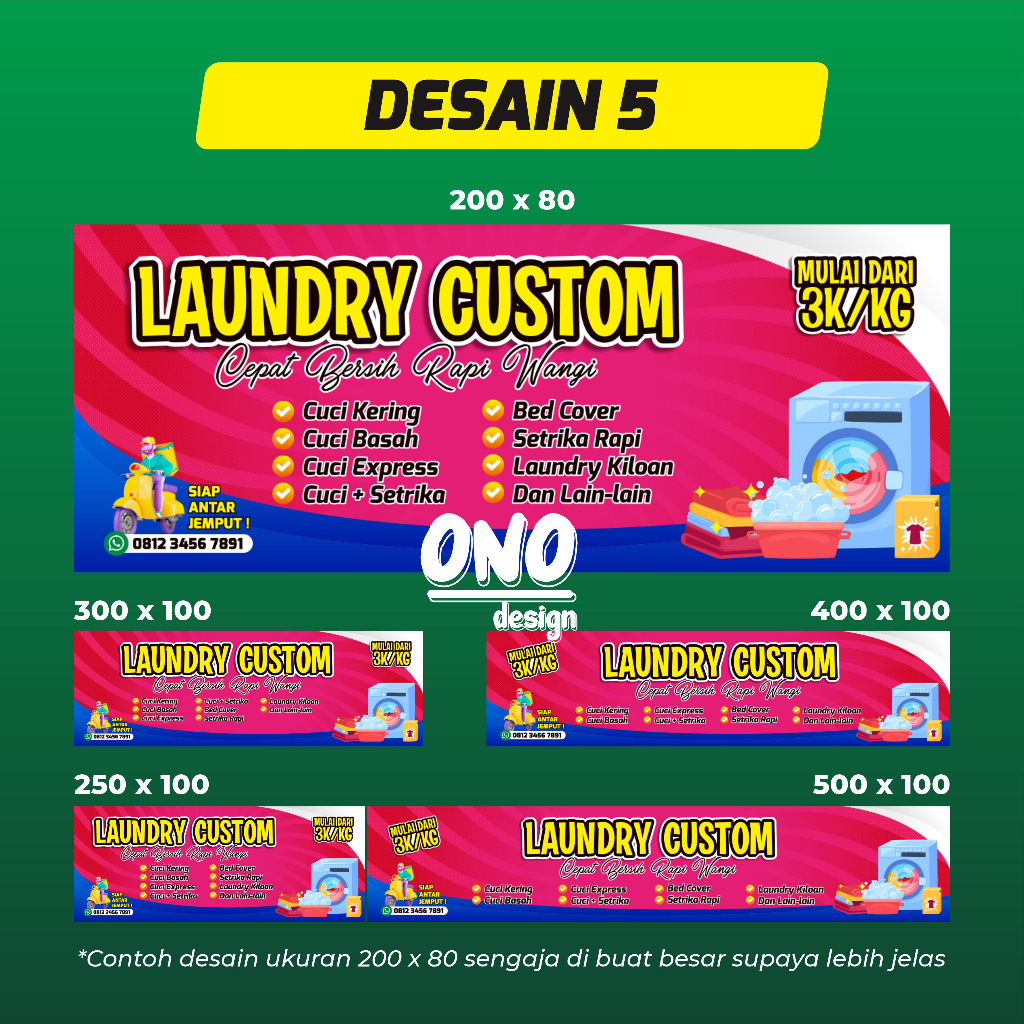 Jual BANNER LAUNDRY KEREN / BANNER LAUNDRY KILOAN / BANNER LAUNDRY AWET ...
