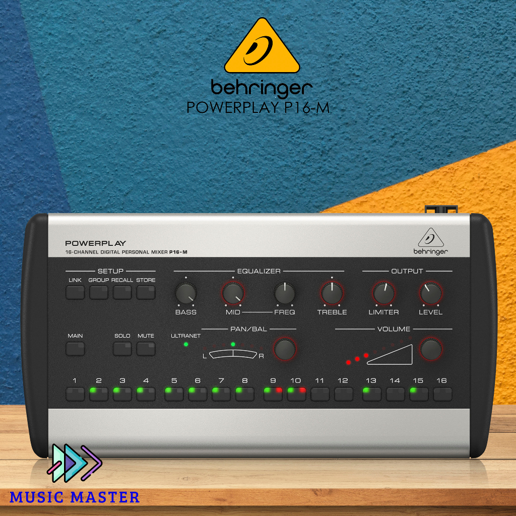 Jual P16-M Behringer 16-Channel Digital Personal Monitor Mixer P16M ...