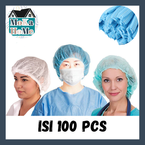 Jual Pelindung Rambut Nurse Cap / Penutup Kepala / Nurse Cap Onemed ...