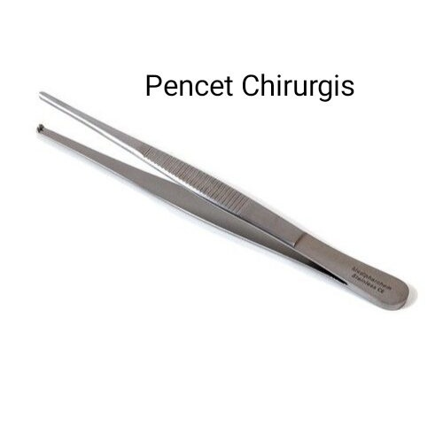 Jual Pinset Chirugis Marwa 14cm / Forceps Tissue / Pinset Sirugis ...