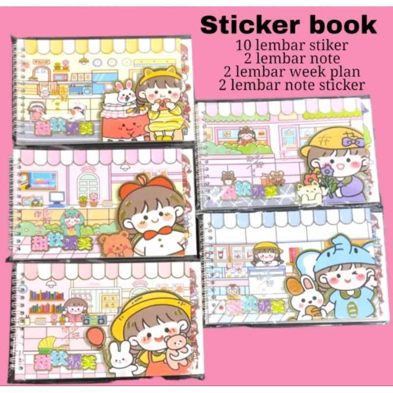 Jual STICKER BOOK WASHI DAN MIXUE | Shopee Indonesia