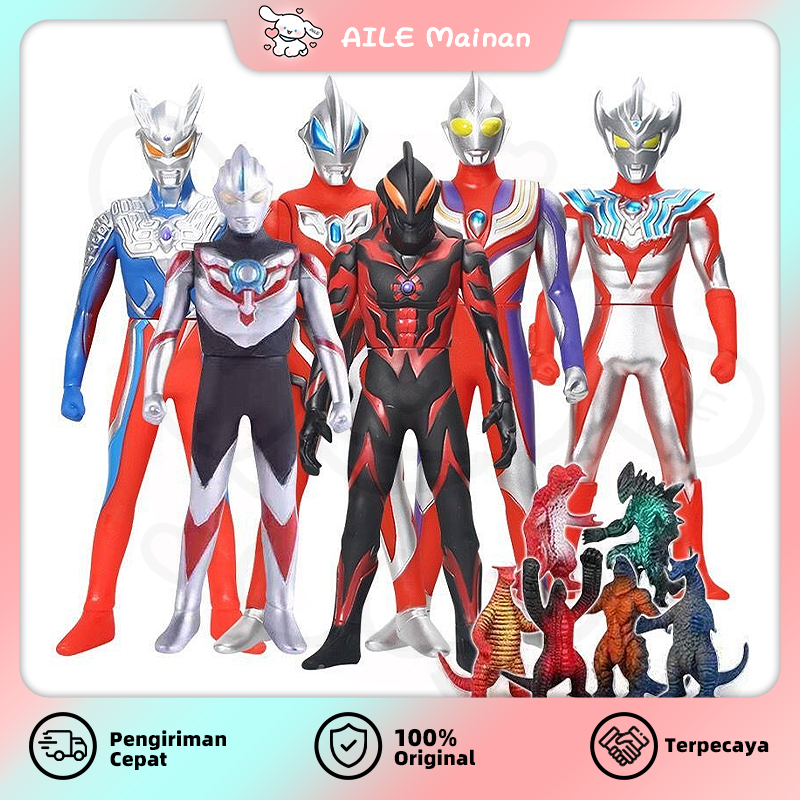 Jual 30cm Besar Figure Ultraman Z Zero Mainan Ultraman Geed Orb Rosso ...