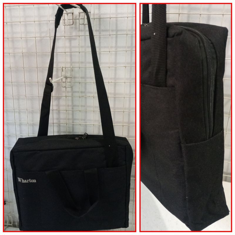 Jual Wharton briefcase - laptop bag - 9x38x30cm | Shopee Indonesia