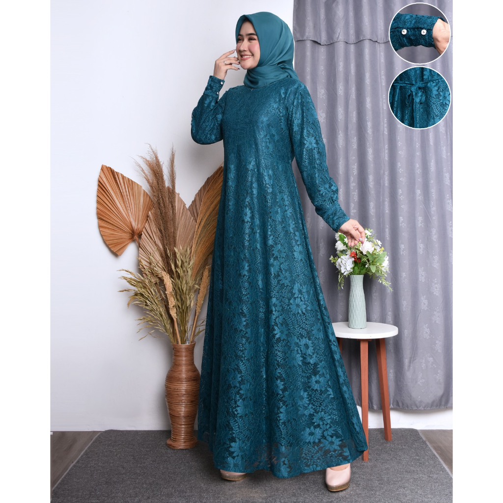 Jual New Produk Gamis Jumbo Premium Burkat Free Masker Terbaru Untuk ...