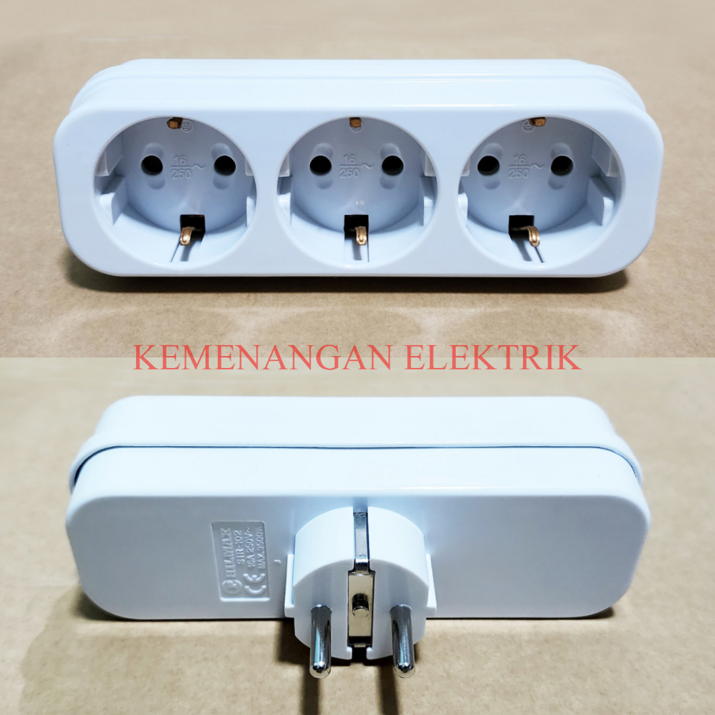 Jual PHILMAX STOP KONTAK 3 LUBANG / STEKER 3 LOBANG / COLOKAN LISTRIK ...