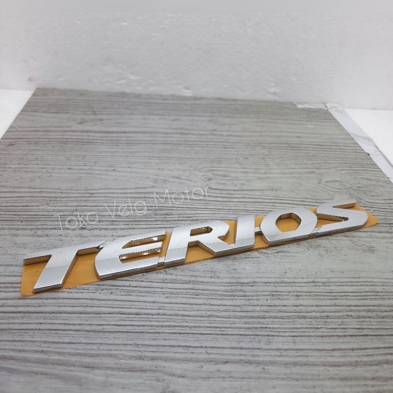 Jual EMBLEM LOGO TULISAN TERIOS ORIGINAL HARGA SATUAN | Shopee Indonesia