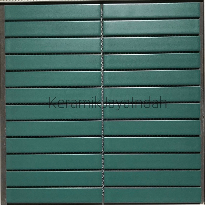 Jual KERAMIK MOZAIK LONG POTTERY STRIPE PLAZA NARA KITCHEN BACKSPLASH ...