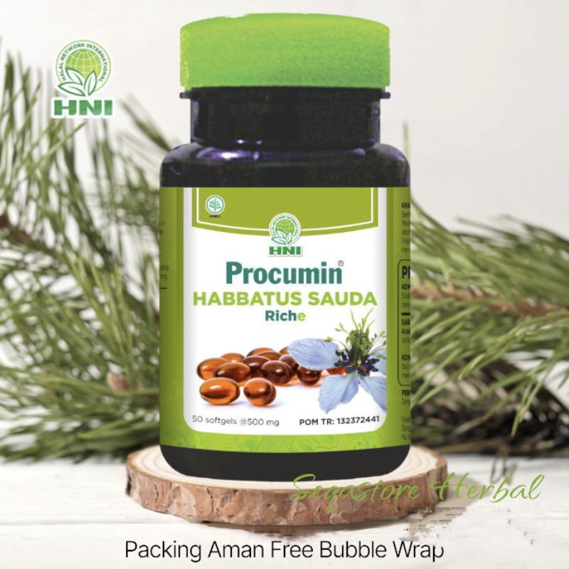 Jual Procumin Habbatussaudah HNI HPAI isi 50 softgel Suplemen untuk ...
