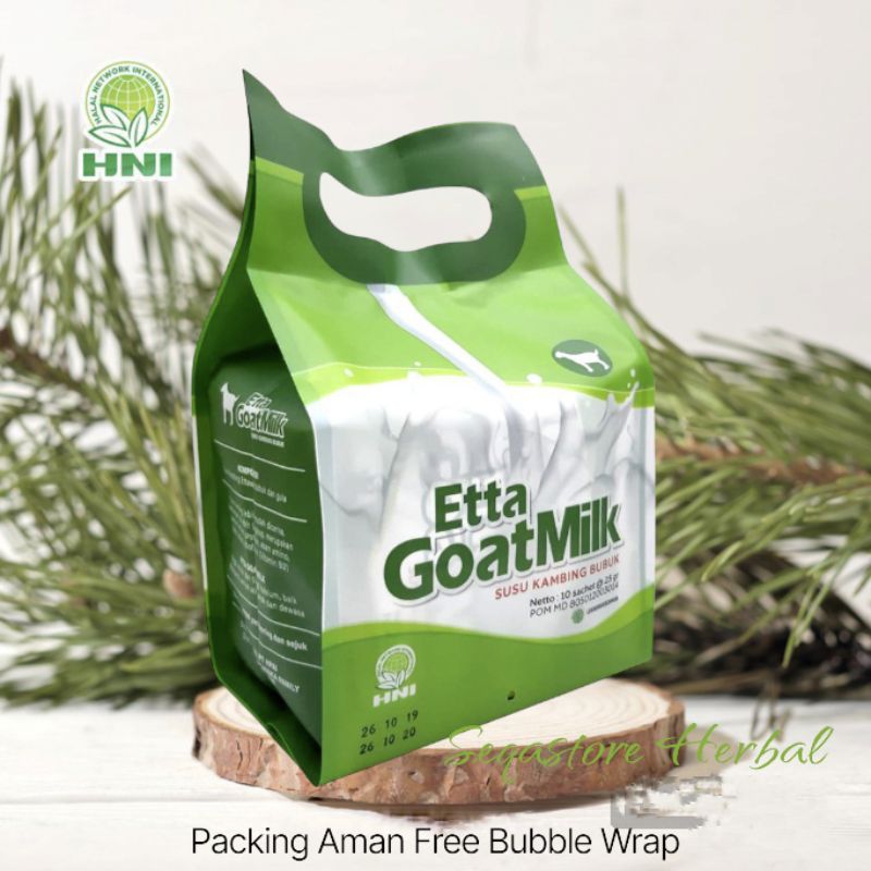 Jual Susu Kambing Ettawa Etta Goat Milk HNI HPAI isi 10 sachet | Shopee ...