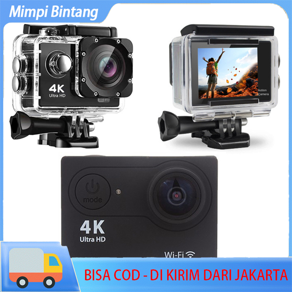 Jual Kamera aksi HD, kamera perekam Video bawah air 4K/1080P WiFi 2.0 ...