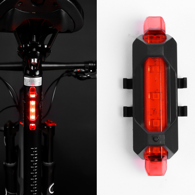 Jual Lampu Sepeda LED Light Depan dan Belakang Rechargeable | Shopee ...