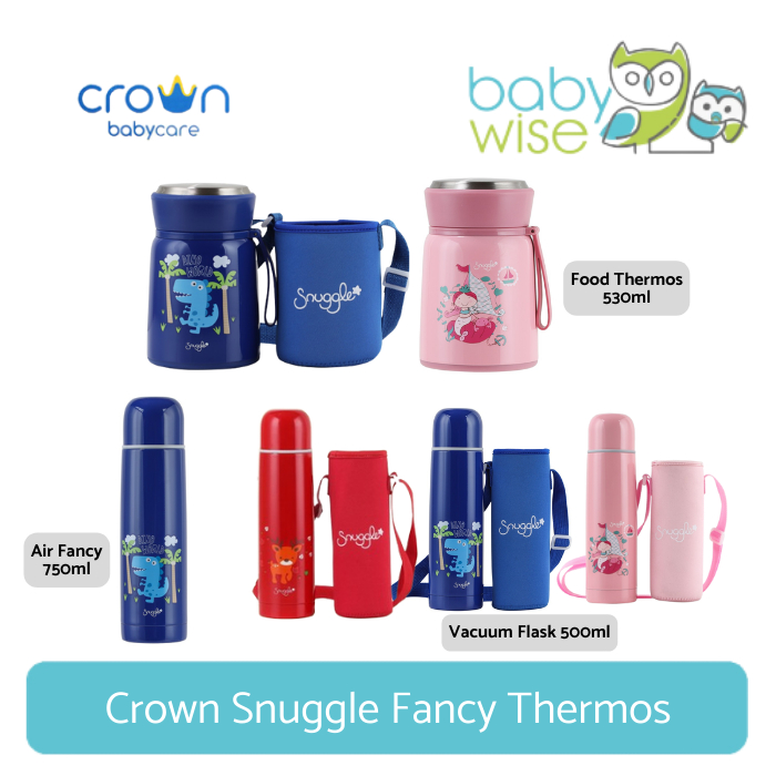 Jual Crown Snuggle Fancy Thermos - Vacuum Flask / Air Fancy / Food ...