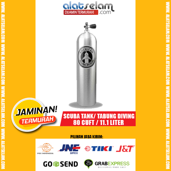 Jual Tabung Scuba AmScuD 80 Cuft (S80) / 11.1 liter / Tabung Selam ...