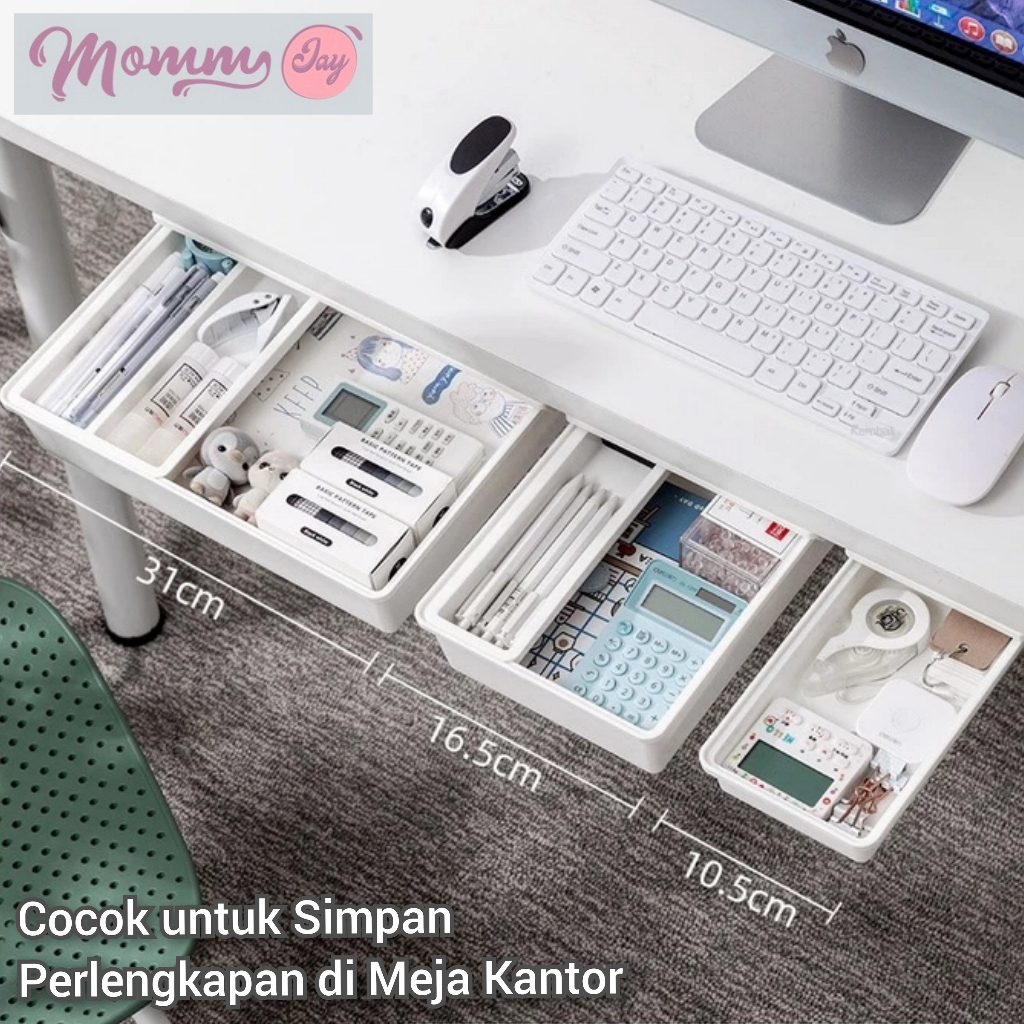 Jual Mommy Jay Drawer Storage Box Laci Tempel Tambahan Bawah Meja ...