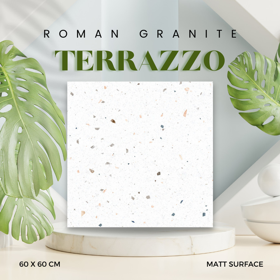 Jual ROMAN GRANITE 60X60 DVANCOUVER BONE / GRANIT LANTAI TERASO TERAZZO ...